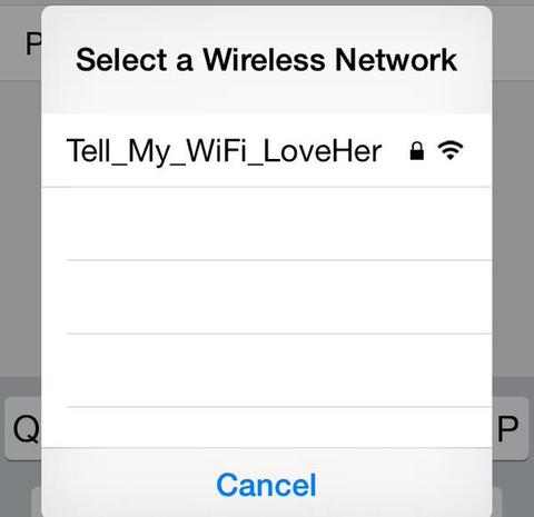 29 Wi-Fi Network Names that Deserve to Be Admired