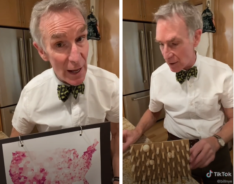 Bill Nye Is Now the "Anti-Mask Disprover Guy" on TikTok