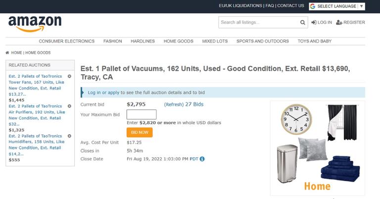 Here's How You Can Buy Amazon Return Pallets