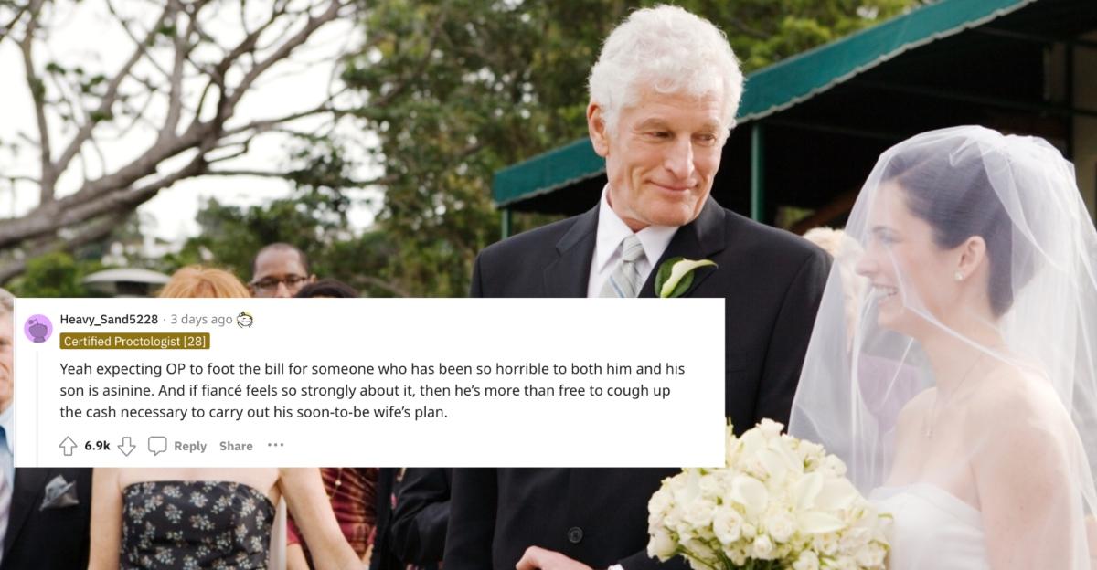 Father Refuses To Pay For A Tribute To His Daughters Stepfather At Her