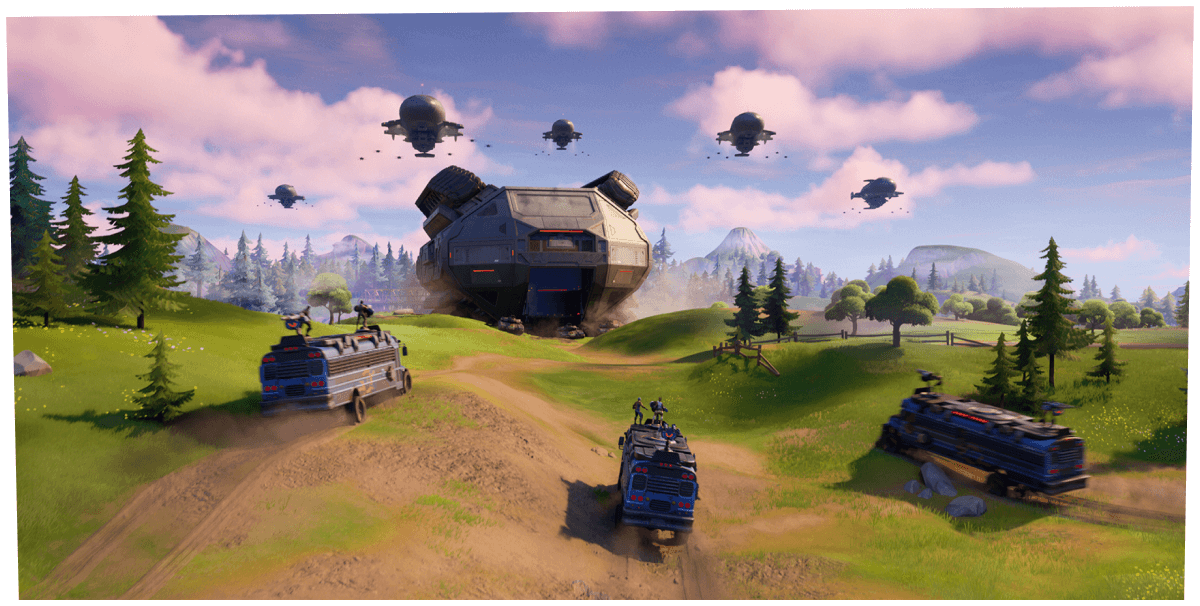 What Are the Red and Blue Lines on the 'Fortnite' Map For?