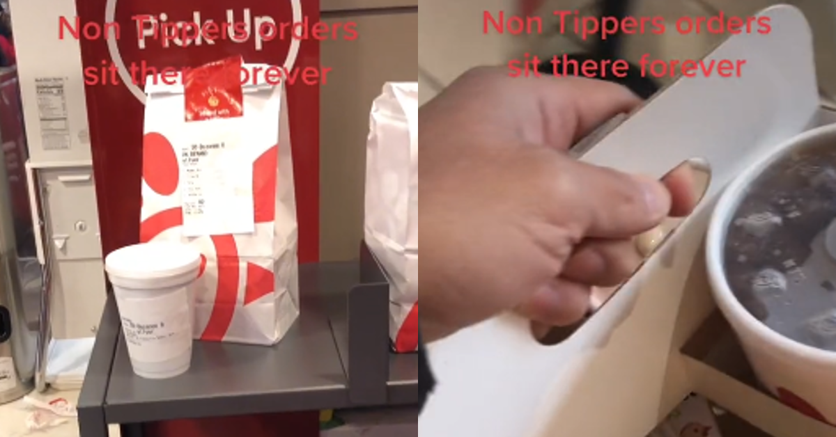 TikToker Exposes What Happens to ”NoTip” Food Orders at Chik-Fil-A