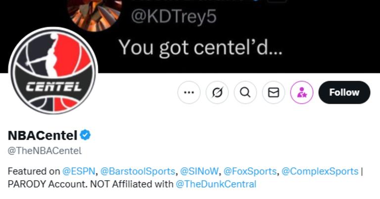 What Happened to the Parody Account TheNBACentel On X?