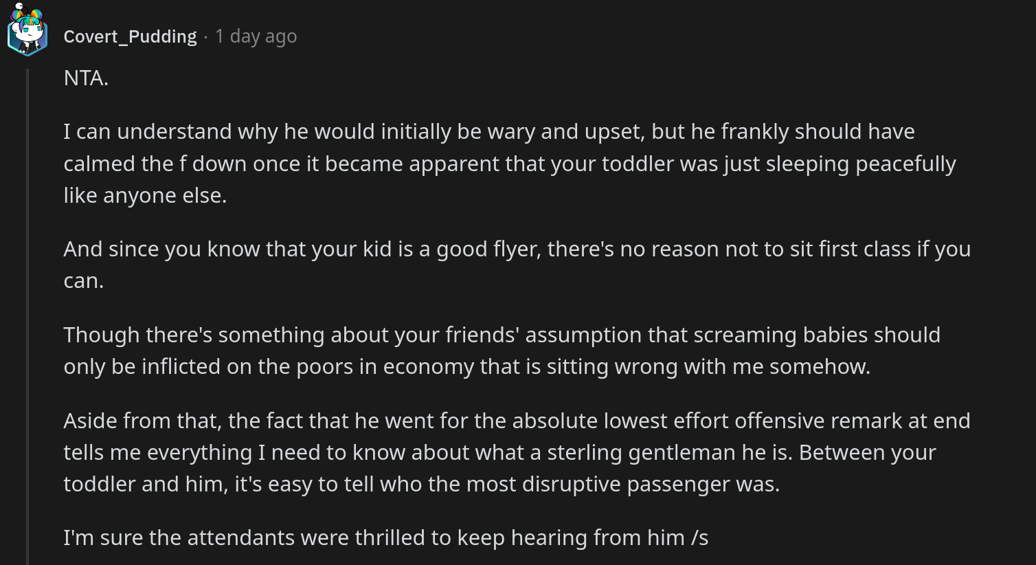 Mom Gets Insulted by First Class Plane Passenger