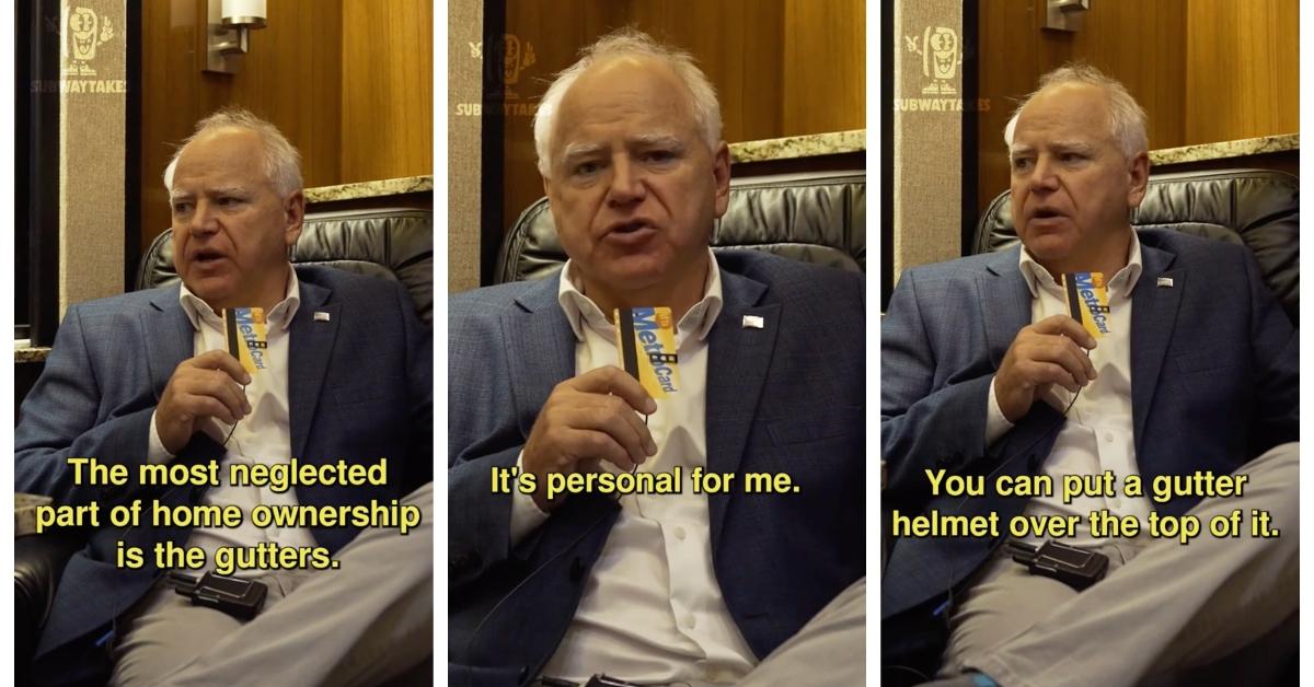 Tim Walz's Subway Takes Interview Is Deeply Midwest-Coded