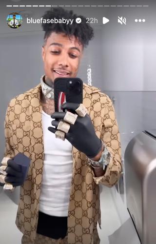 Why Is Rapper Blueface Always Wearing Gloves? Details
