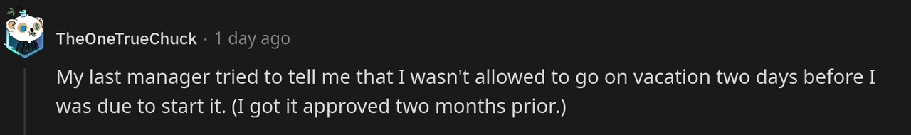Employee Resigns on the Spot After Boss Denies PTO