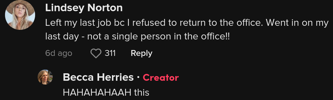 Employee Jokes About How “Great” It Is to Be Back in the Office