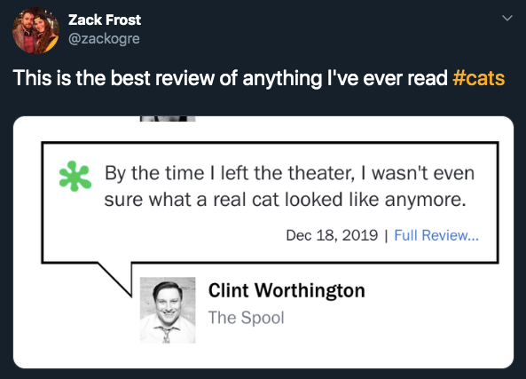 'CATS' Reviews Are Here, and They Are So Bad But So Good