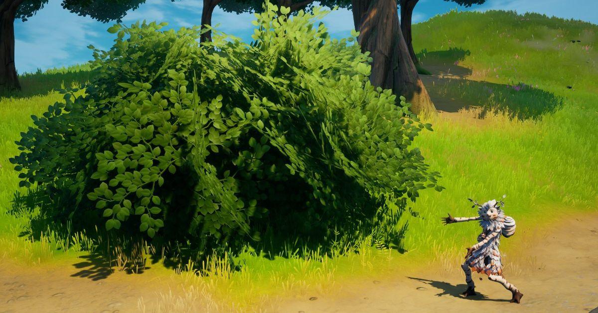 How to Throw Down Bushes in 'Fortnite'
