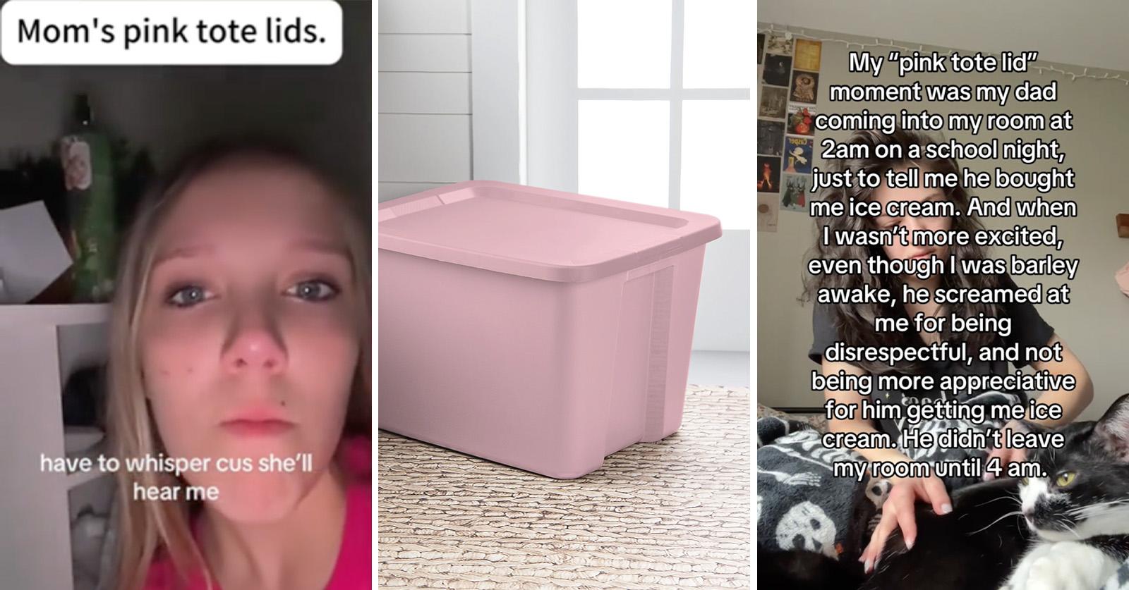 What's the Meaning of the Pink Tote Lid TikTok Trend?