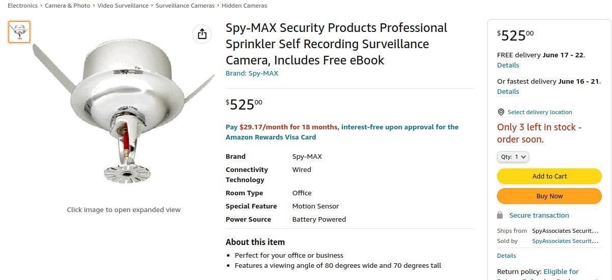 Woman Thinks There's Hidden Camera Sprinklers at Her Airbnb