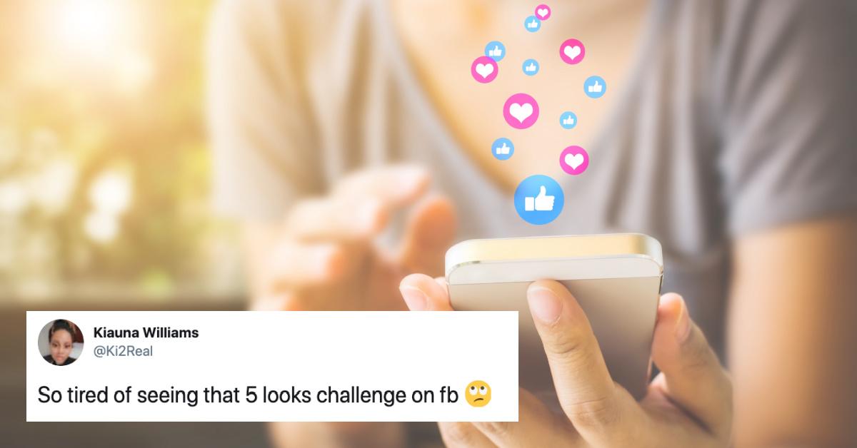 Here’s How to Do the Five Different Looks Challenge on Facebook