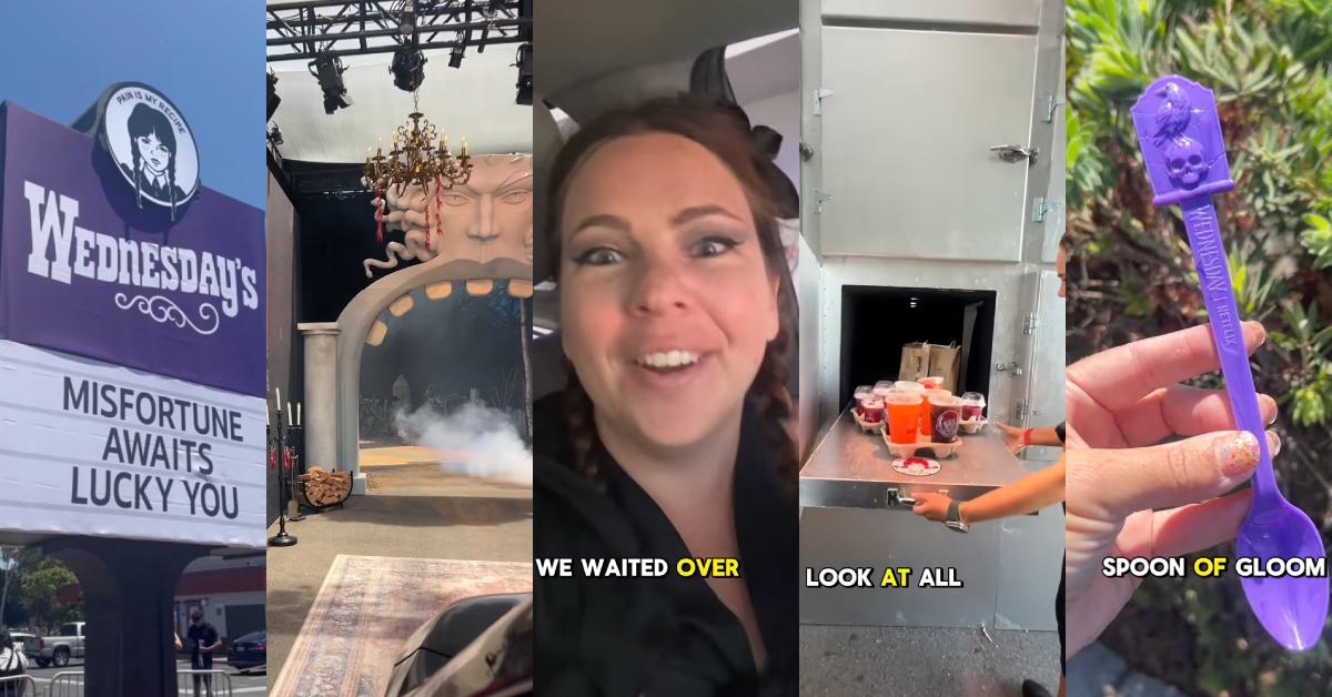 Mom Waits Four Hours for Wendy’s 'Wednesday' Haunted Drive-Thru