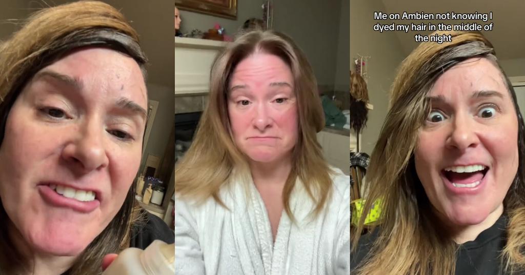 Woman Dyes Hair on Ambien, Has Zero Memory of It