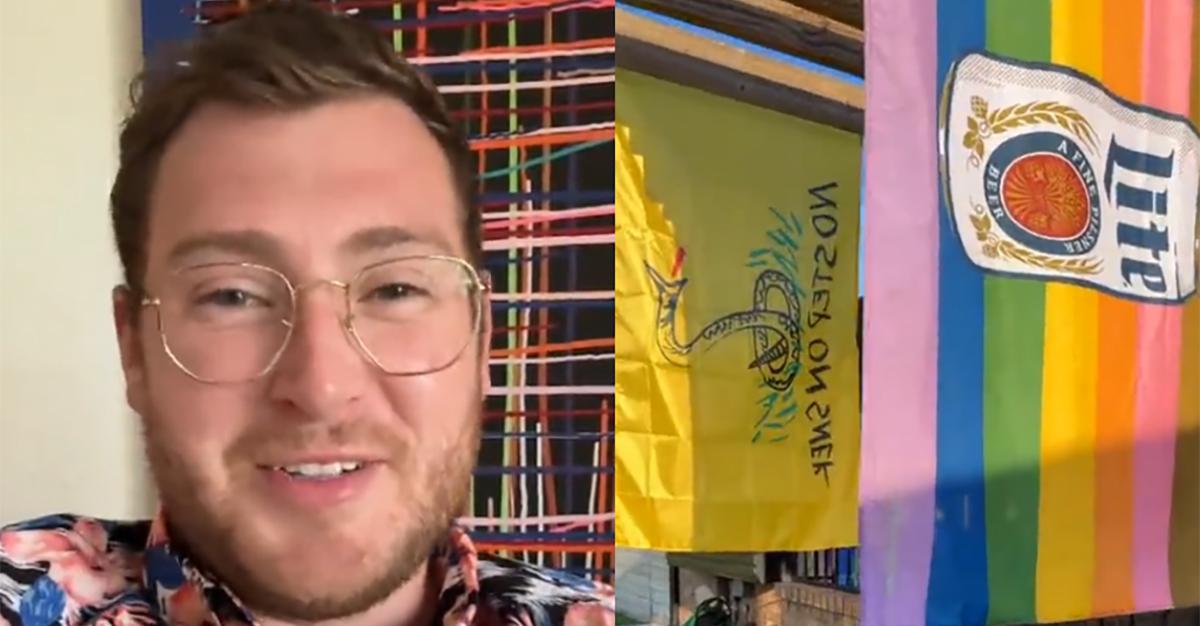 Neighbors Get Into Flag War While One Celebrates Pride Month