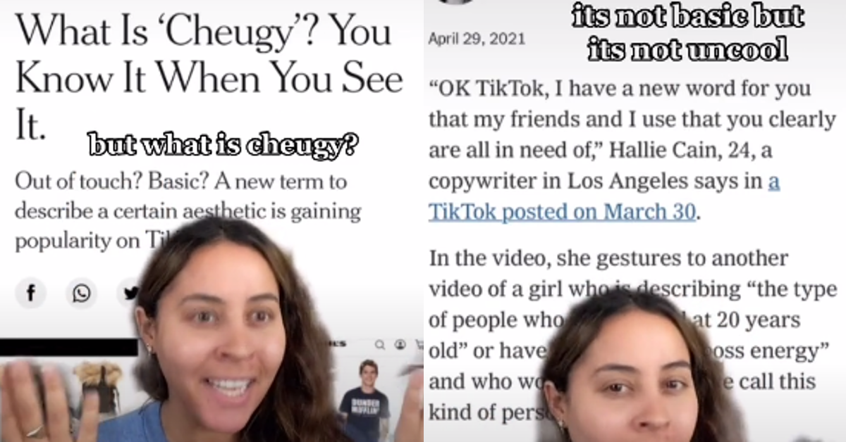 What Does Cheugy Mean? Here's Why the Term Was Trending on TikTok in 2021