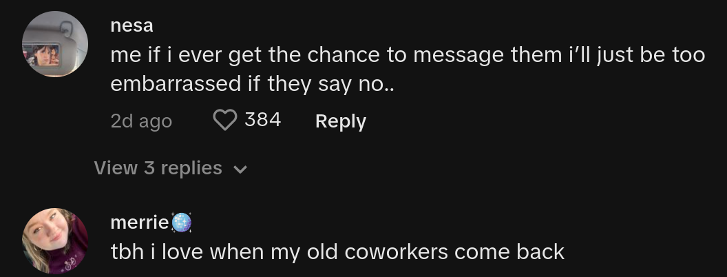 Woman Asks for Her Old Job Back, Sparking Viral Debate