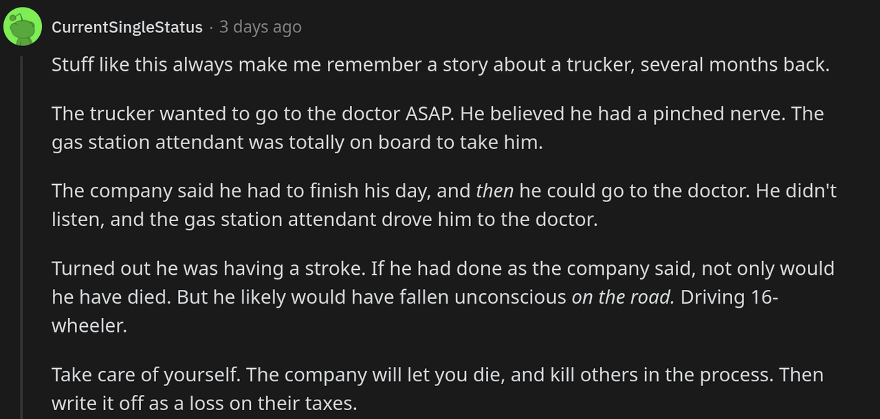 Delivery Driver Tries to Call in Sick, Boss Won’t Let Them