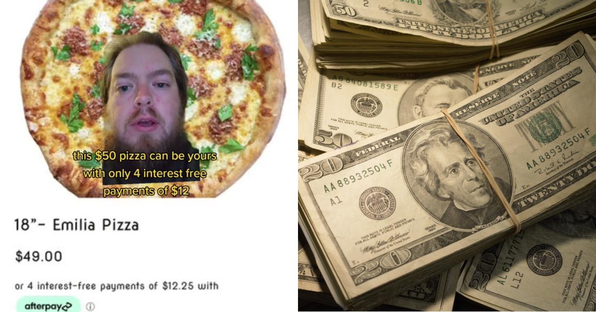 TikToker Says $50 Pizza Finance Signals End of Capitalism
