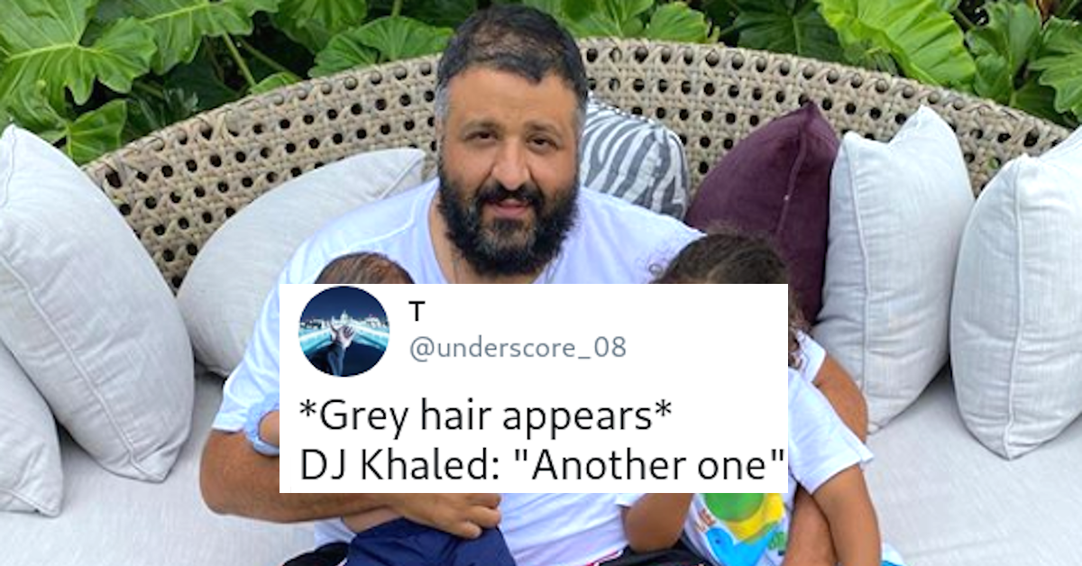 Everyone's Making DJ Khaled Memes About His Quarantine Gray Hair
