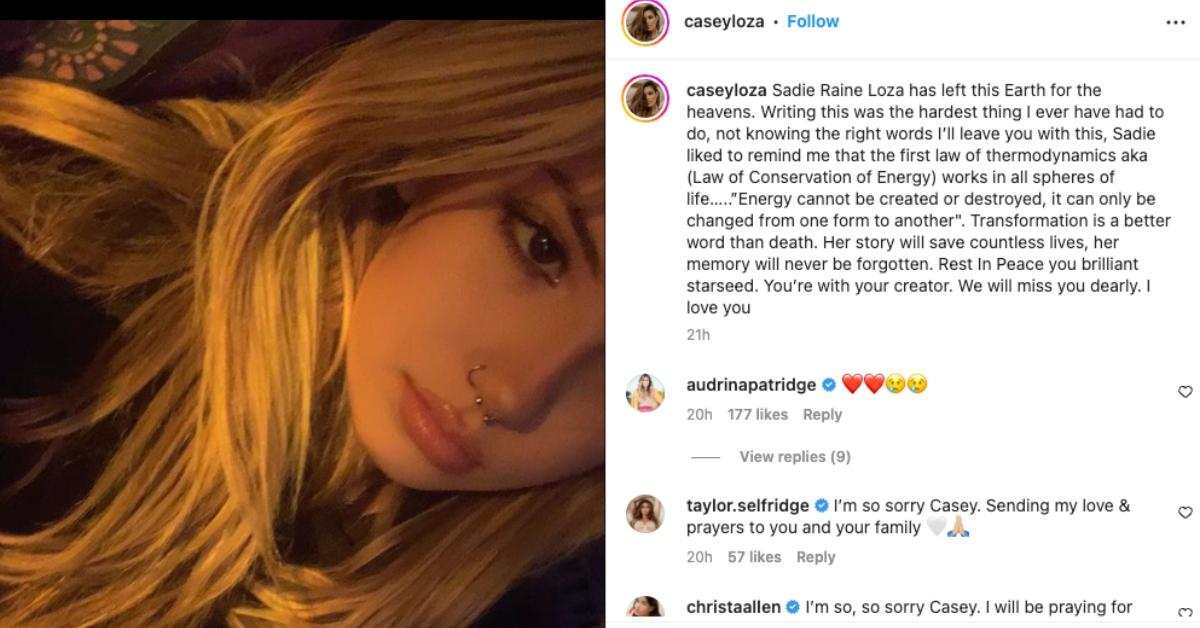 What Happened to Audrina Patridge’s Niece, Sadie Raine Loza?