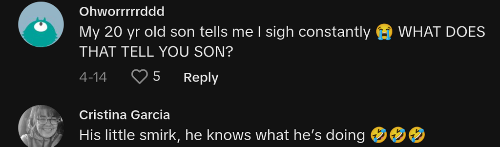 Baby Sighs Loudly When Asked What Noise His Mom Makes