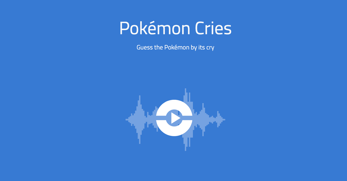 What Is the 'Pokémon' Cry Challenge and How Can You Take It?