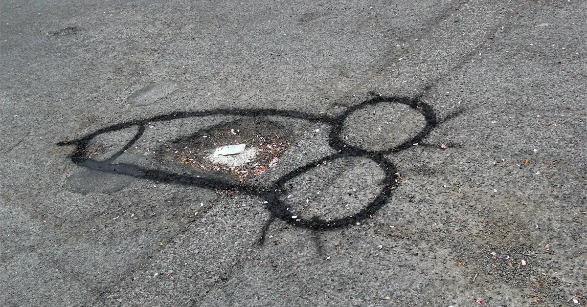 Guy Comes Up With Inventive Way to Get City to Repair Potholes