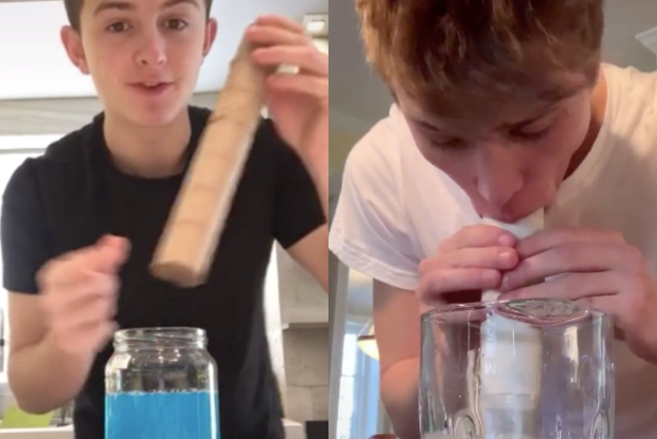 The Straw Challenge on TikTok Is All Sorts of Cringe — Details!