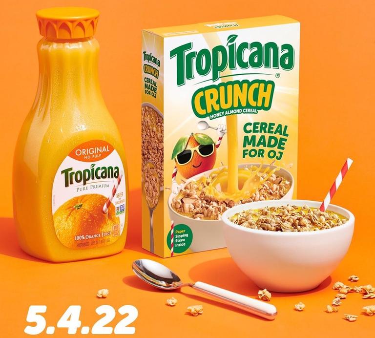 Tropicana Crunch Cereal: Release Date and Where to Buy