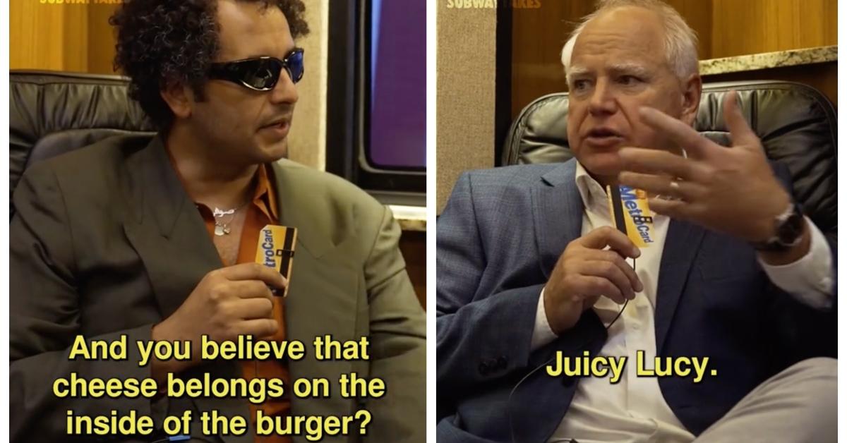 Tim Walz's Subway Takes Interview Is Deeply Midwest-Coded