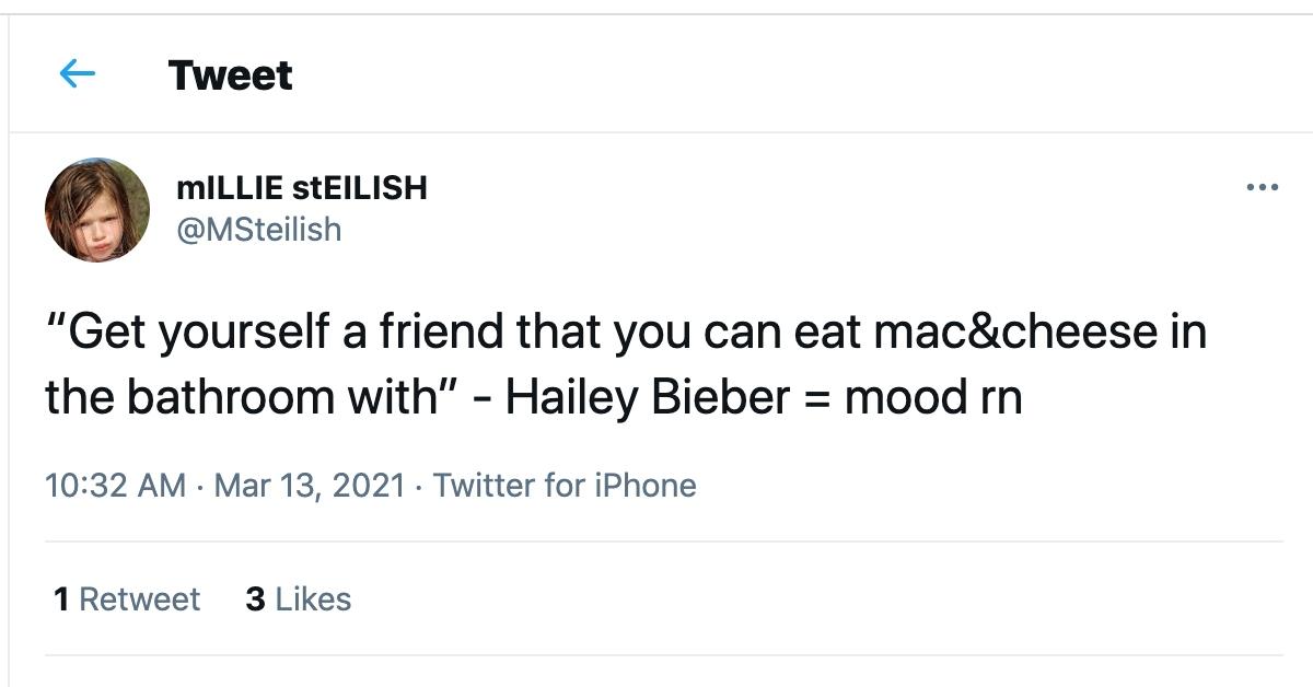 Hailey Bieber's 'WHO'S IN MY BATHROOM?' Is Seriously Refreshing