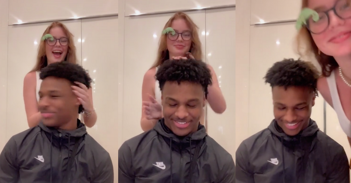 Who Is Bronny James Girlfriend Meet Peyton Sama As Seen On TikTok