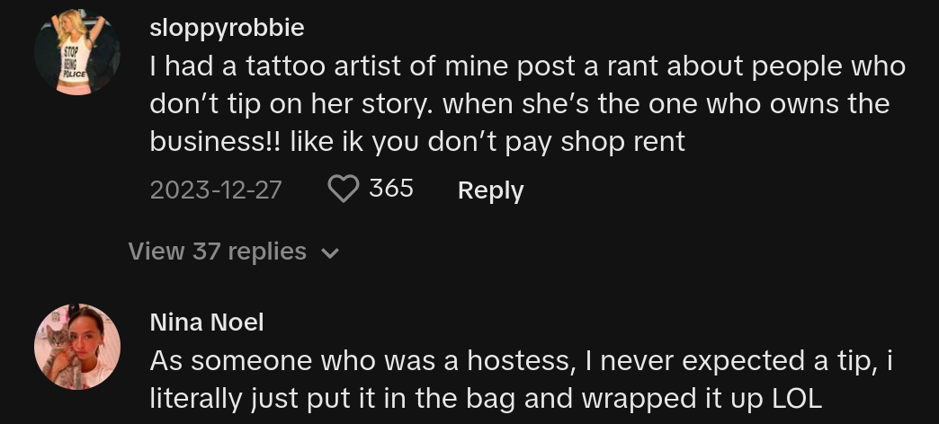 Woman Resolves to Stop Tipping Culture in 2024