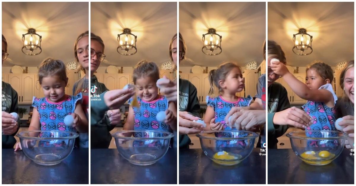 TikTok Users Slammed for Cracking Eggs on Kids’ Heads Prank