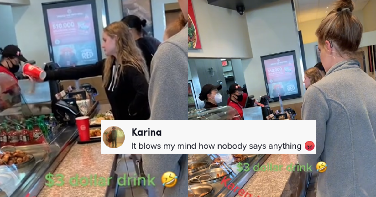 Woman Throws Fit at Panda Express Over $3 Drink in Viral TikTok