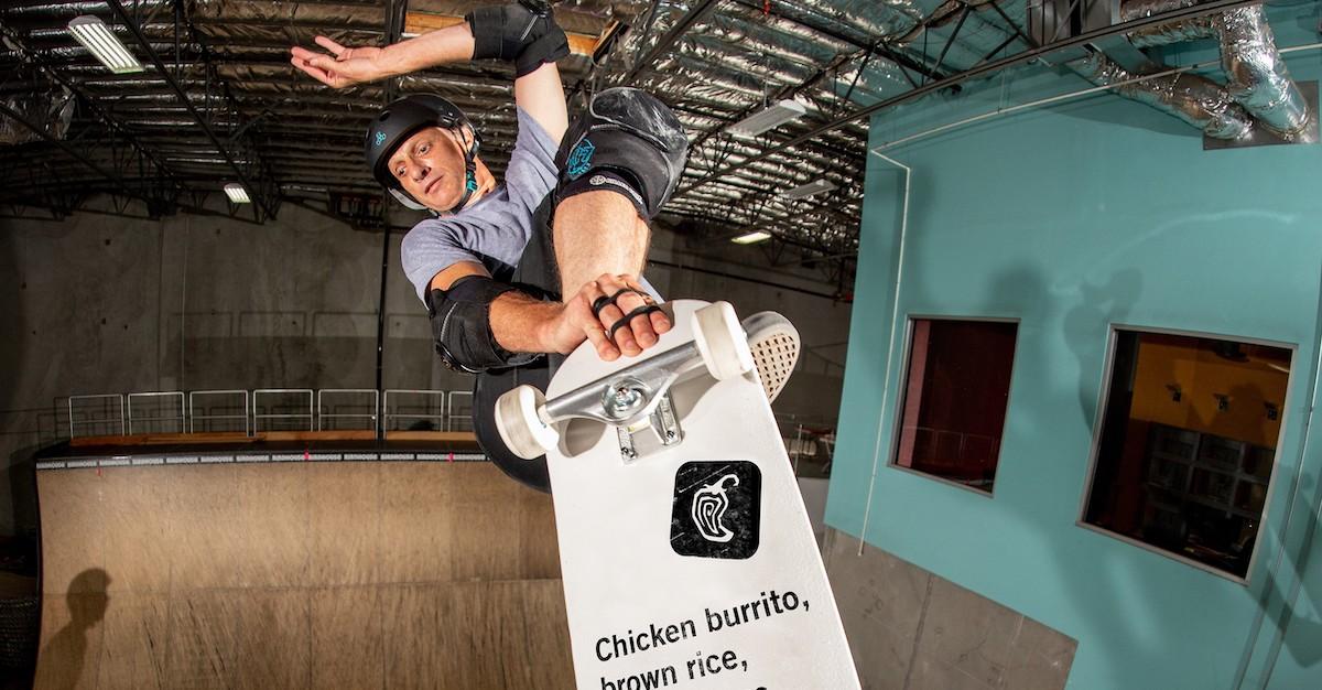 What's in the Tony Hawk Burrito? Here's the Skater's Chipotle Order