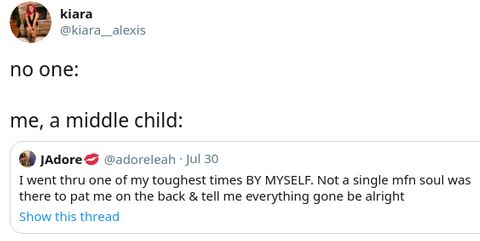 Celebrate National Middle Child Day With These Kinda Depressing Memes