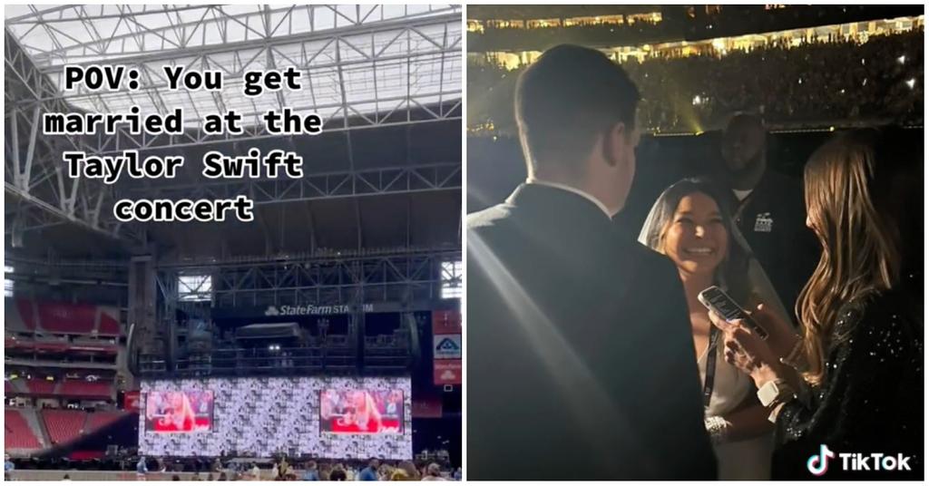 This Couple Got Married During a Taylor Swift Concert
