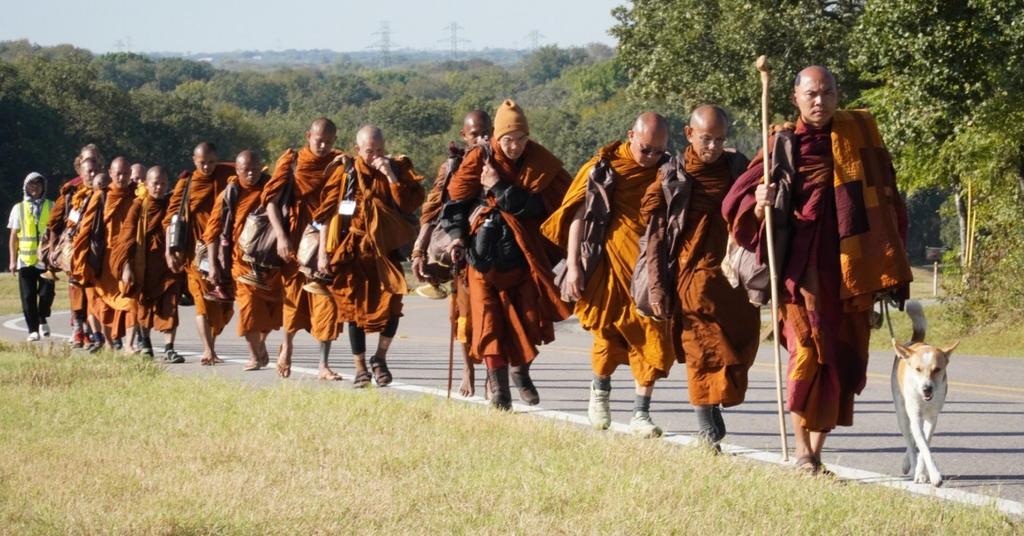 Monks Are Walking to DC to Spread an Important Message