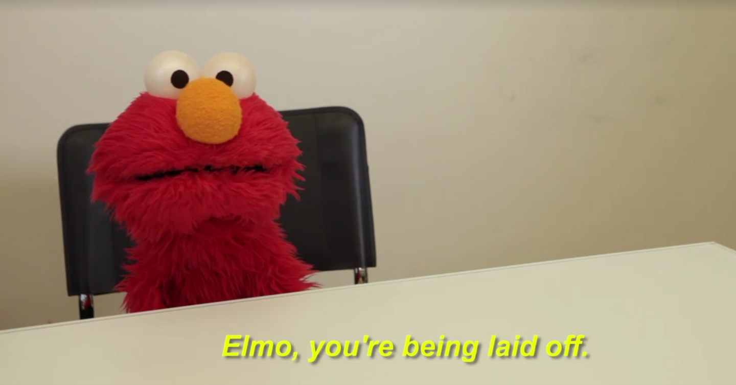 Elmo Learns He's Fired Because Of Donald Trump’s Budget Cuts