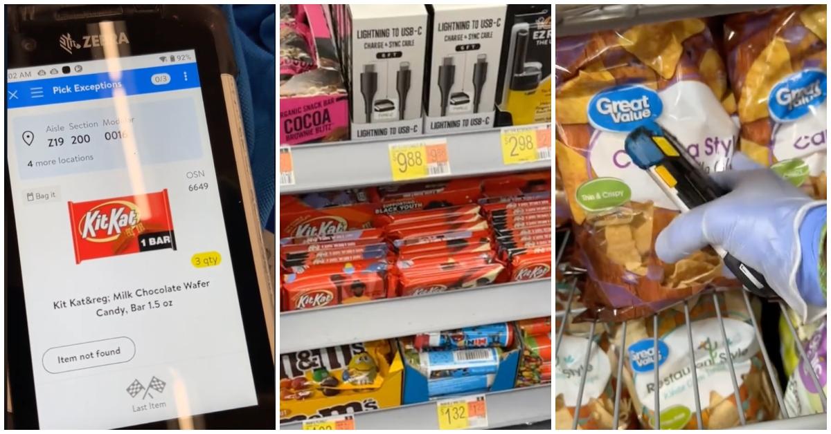 Walmart Employee Finds "Out of Stock" Items for His Job