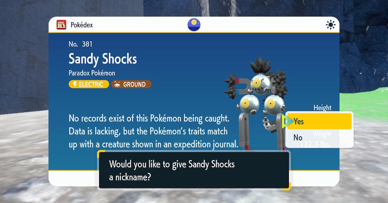 Where to Find Sandy Shocks in 'Pokémon Scarlet'