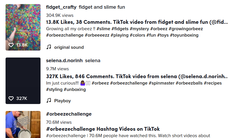 What Is the Orbeez Challenge Folks Are Saying Started on TikTok?