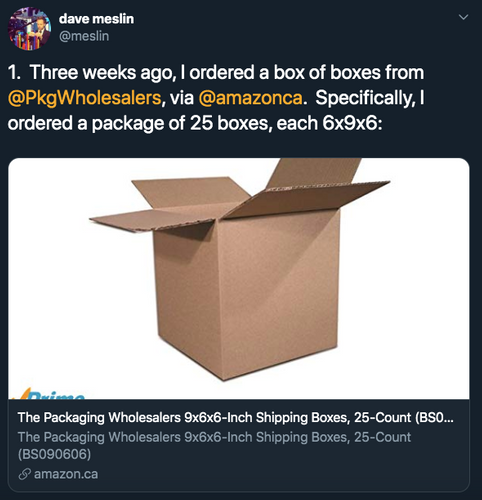 Amazon Order Goes Wildly Wrong When a Guy Trying to Buy Cardboard Boxes ...