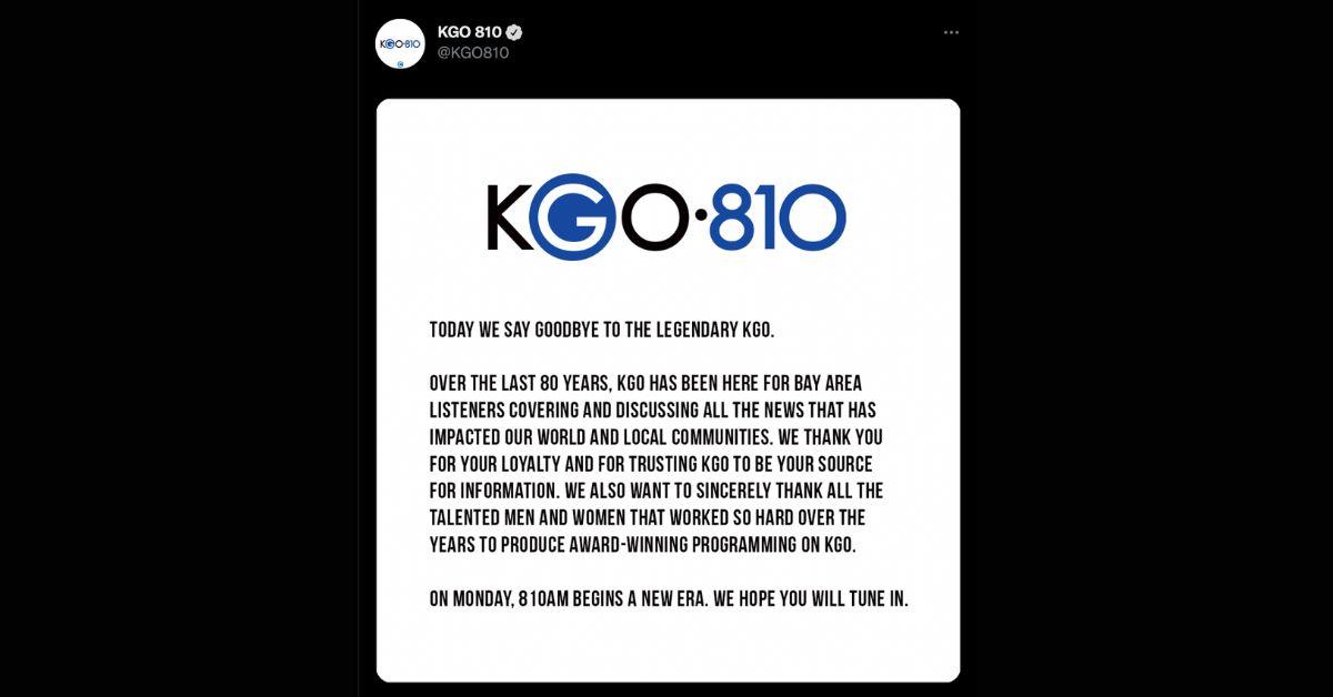 What Happened to KGO 810 Radio? Here's an Update on the Show
