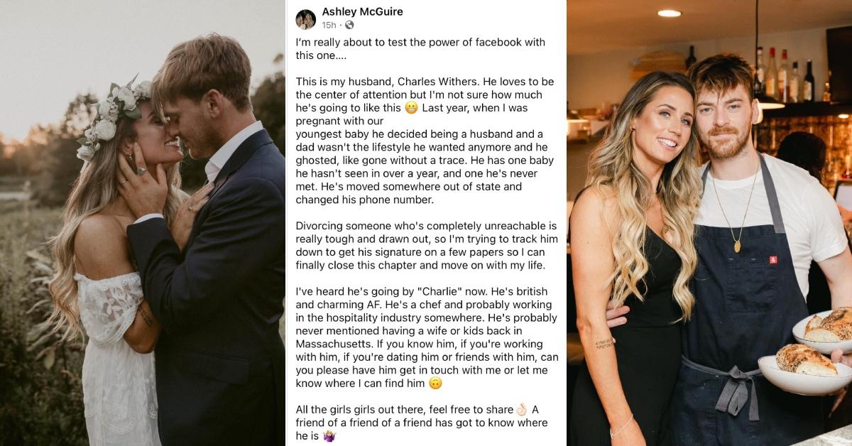 Woman Asks For Help Finding Chef Husband Charlie Withers