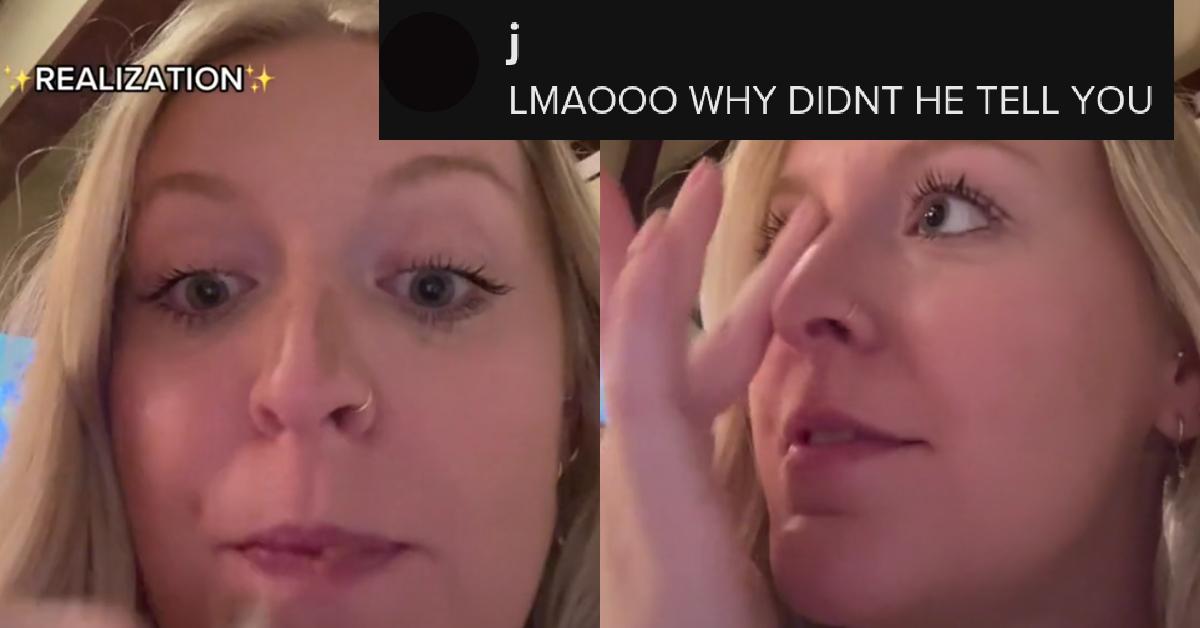 Woman Blames Partner for Contour Fail in Viral TikTok
