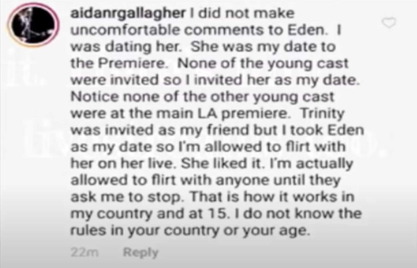 The Aidan Gallagher Controversy, Explained